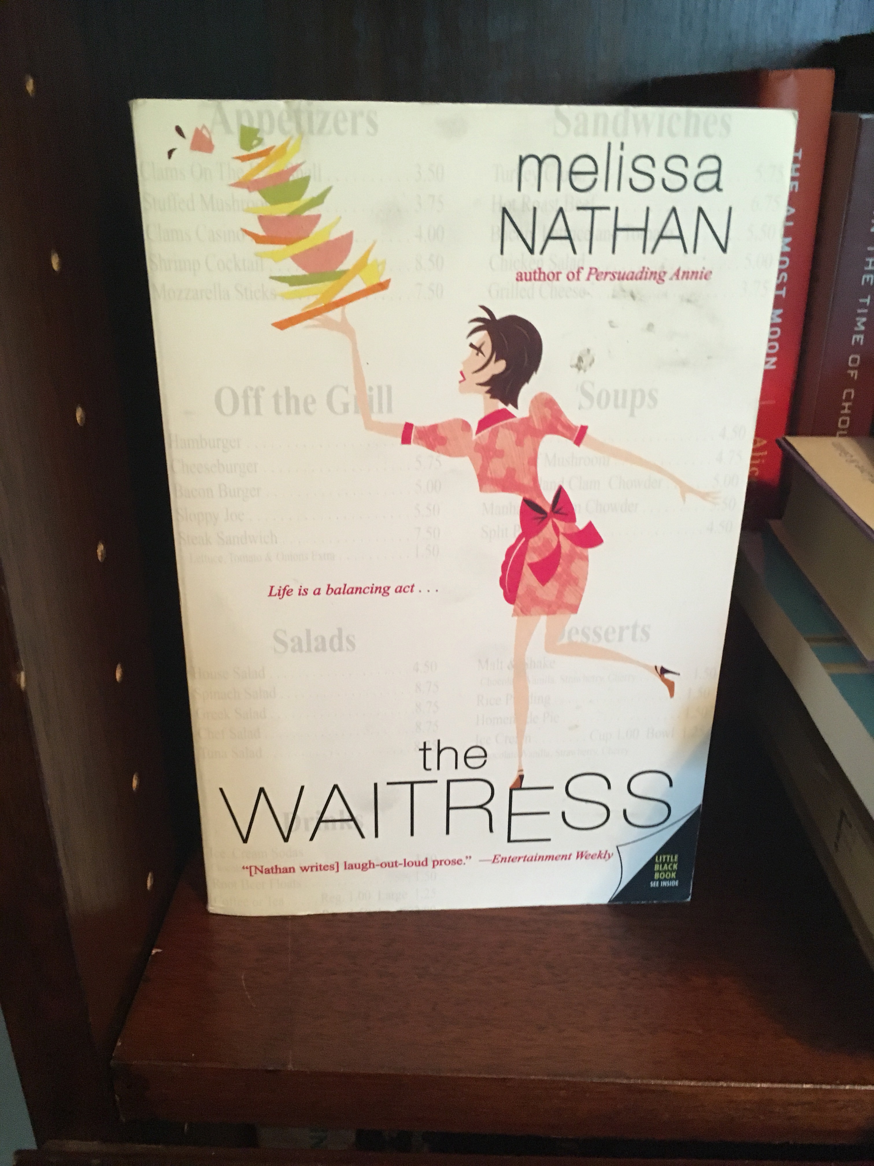 The Waitress by Melissa Nathan – Sarah Anne Carter