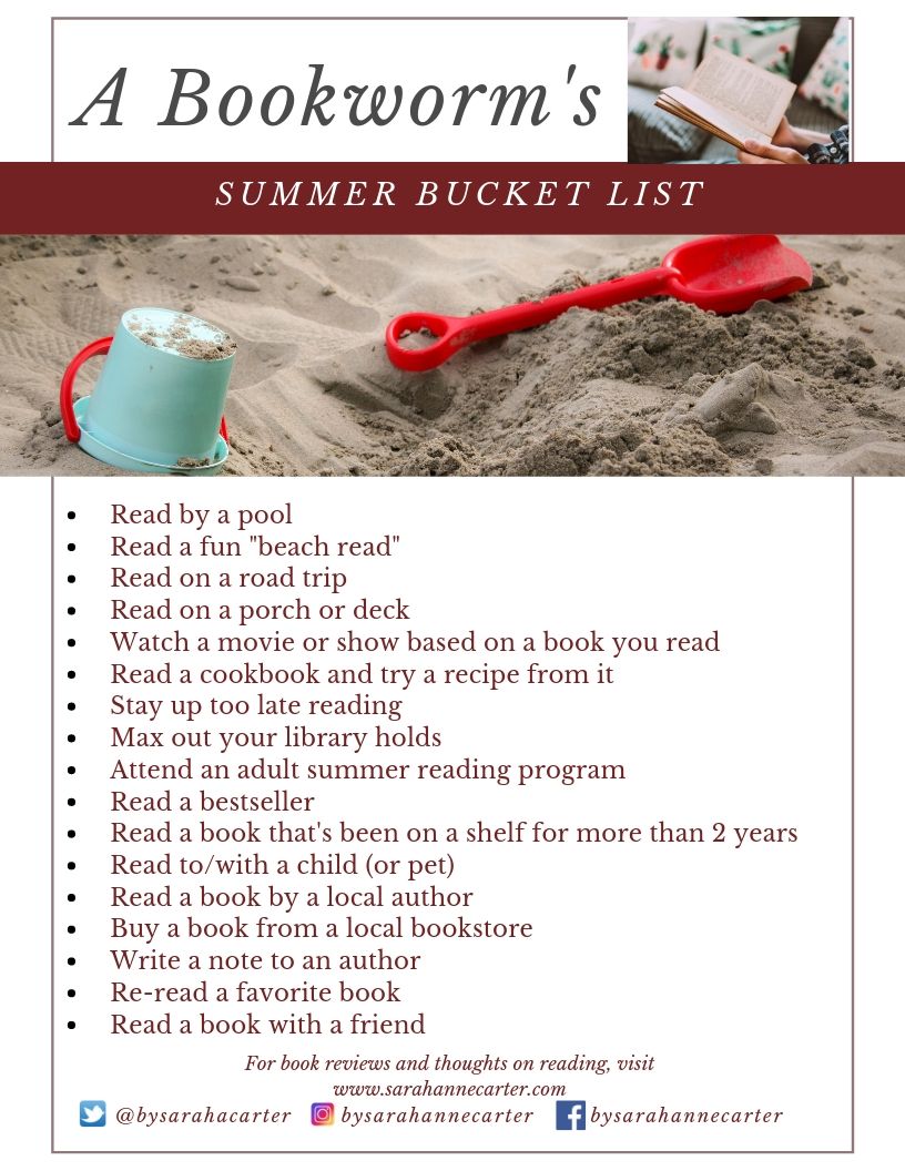 A Bookworm’s Summer Bucket List – Sarah Anne Carter